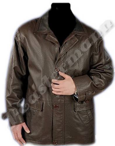 Men's Cowhide Leather Car Coat JEI-7451 - J-Eastermann International